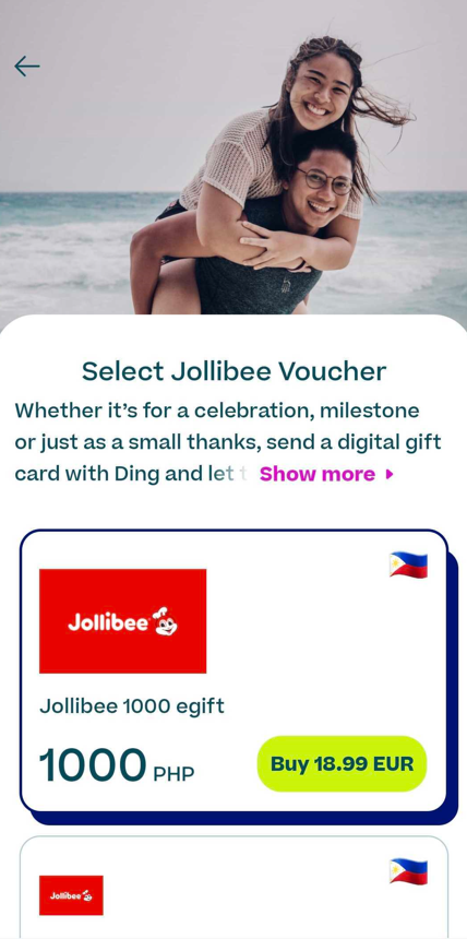 Jollibee Gift Cards – DingAppSupport